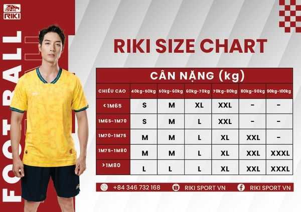 Bộ quần áo RIKI Sport RK 2.0 thiết kế cho bóng đá chính hãng nhiều màu - Vin Sport
